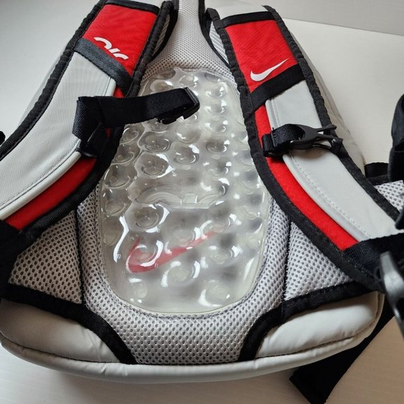 Nike | Bags | Nike Air Max Bubble Backpack Padded School Sport Grey ...
